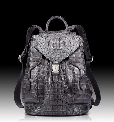 Stylish Crocodile Backpack, Travel Backpack, Shoulder Bag