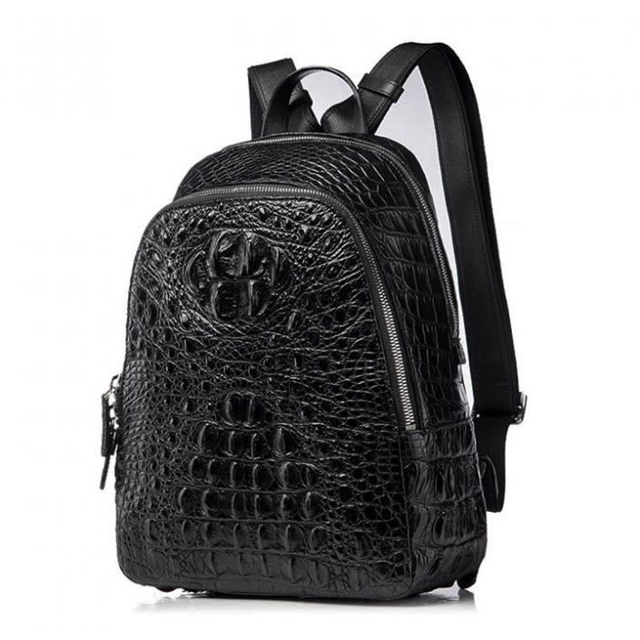 Unisex Crocodile Backpack, Fashion Crocodile Daily Backpack