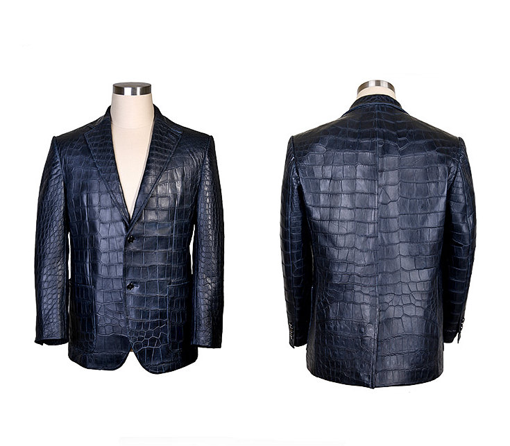 Exotic Alligator Skin Jacket for Men | Luxury Jacket