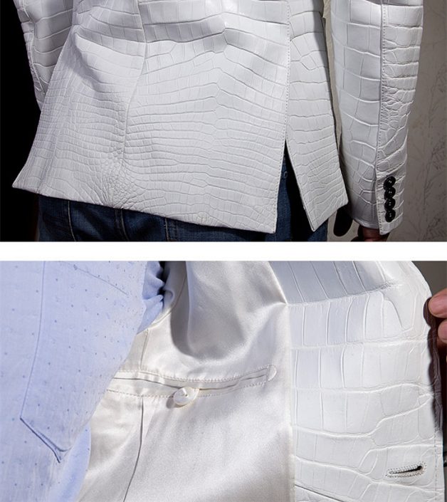 Exotic Alligator Skin Jacket for Men | Luxury Jacket