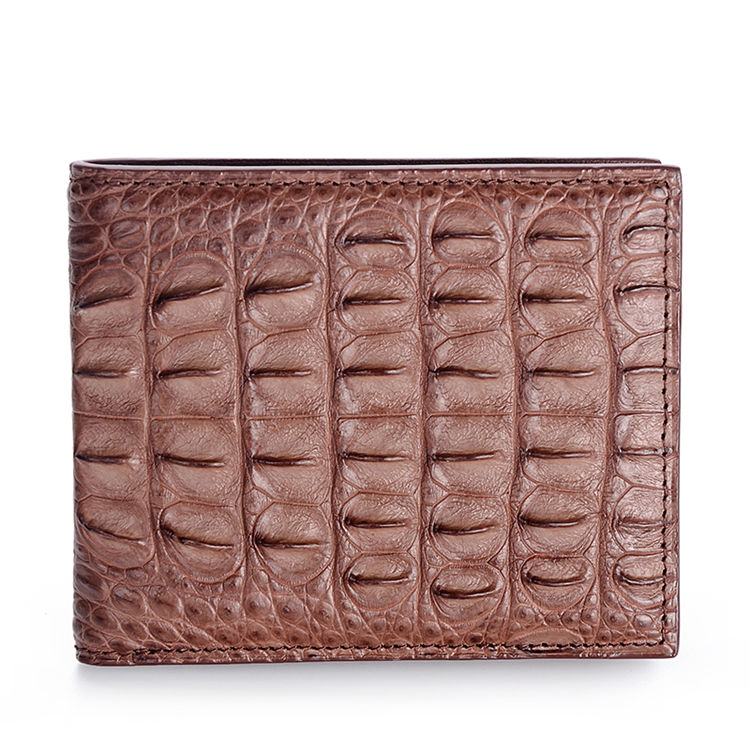 Large Genuine Alligator Wallet, Men’s Alligator Clutch Wallet