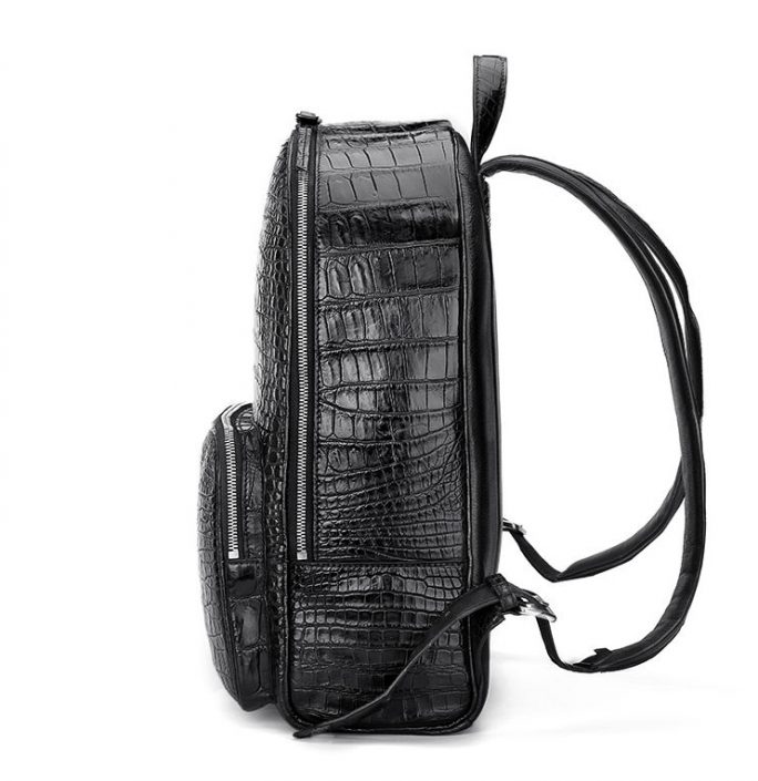 Genuine Alligator Skin Backpack, Luxury Backpack for Men