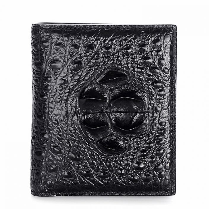 Classic Alligator Wallet, Genuine Alligator Skin Wallet for Men