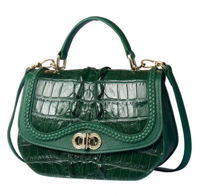 Chic and Stylish Crocodile Handbag, Crocodile Purse