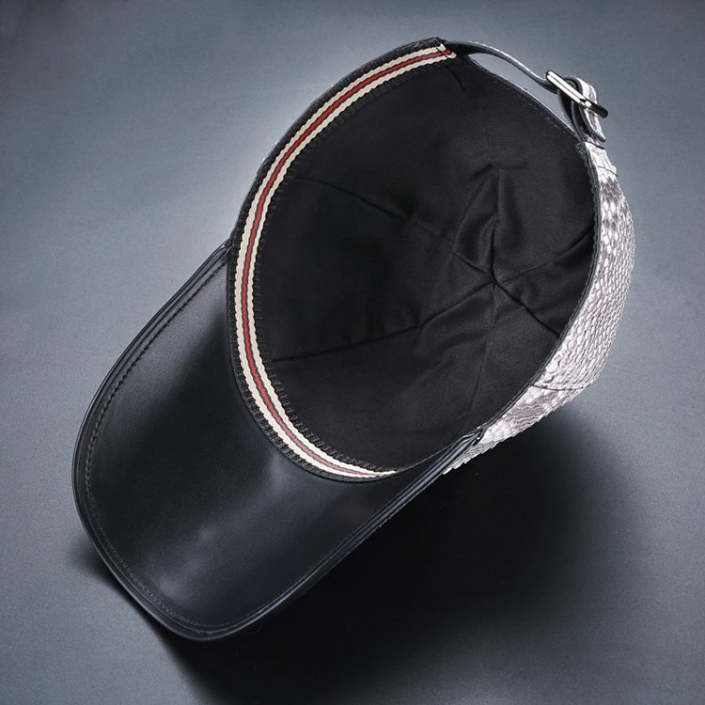 Snakeskin Hat, Python Skin Hat Baseball Cap