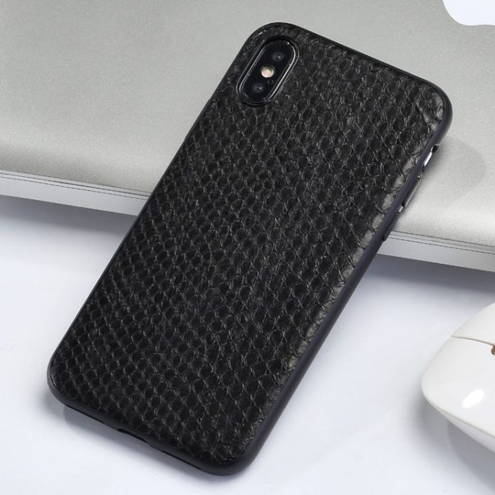 Snakeskin iPhone X Cover Case with Full Soft TPU Edges