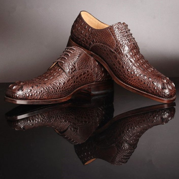 How to customize the alligator and crocodile shoes from BRUCEGAO