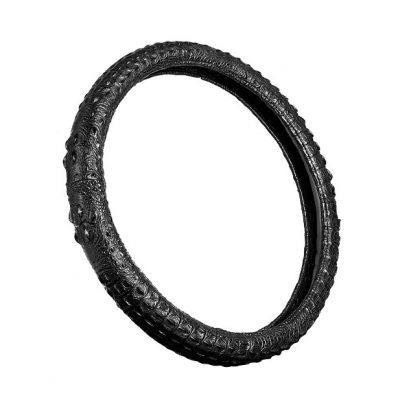 Crocodile & Alligator Leather Steering Wheel Cover Universal 15 inch