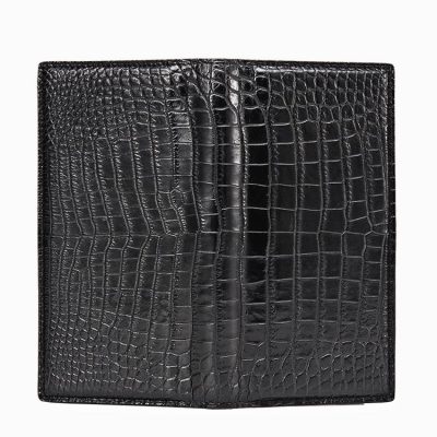 Alligator Multi-Card Long Bifold Wallet Alligator Suit Wallet for Men