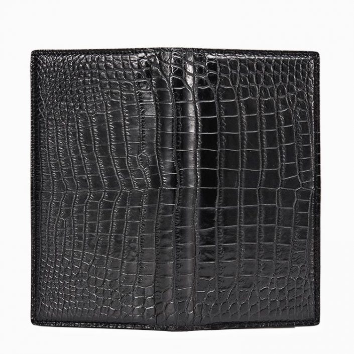 Alligator Multi-Card Long Bifold Wallet Alligator Suit Wallet for Men