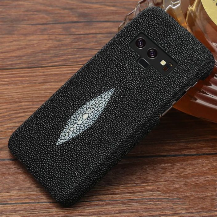 Stingray Galaxy Note 9 Case, Stingray Leather Skin Galaxy Note 9 Case