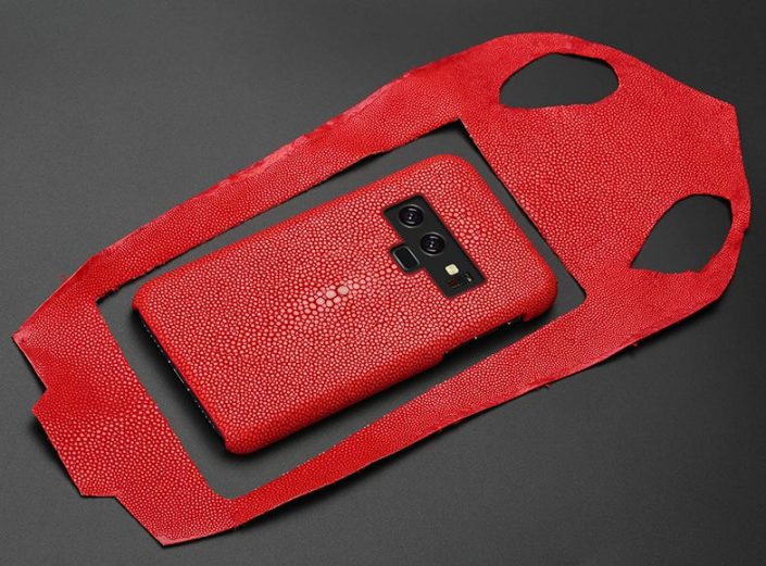 Stingray Galaxy Note 9 Case, Stingray Leather Skin Galaxy Note 9 Case