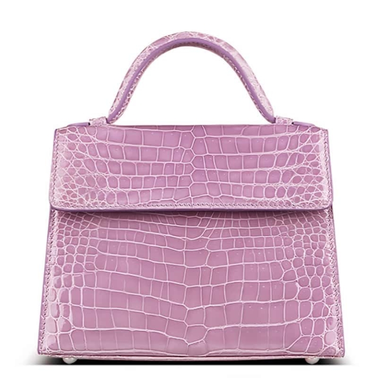 Designer Alligator Handbag Ladies Alligator Shoulder Purse Bag