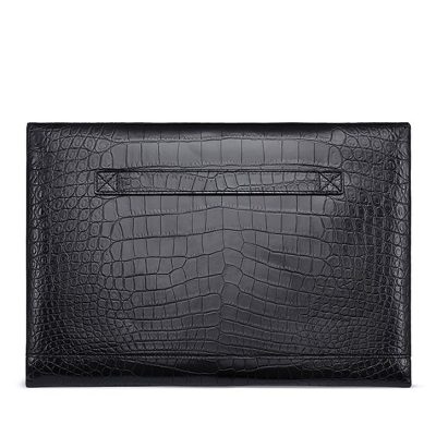 Large Capacity Alligator Leather Business Briefcase Envelope Bag