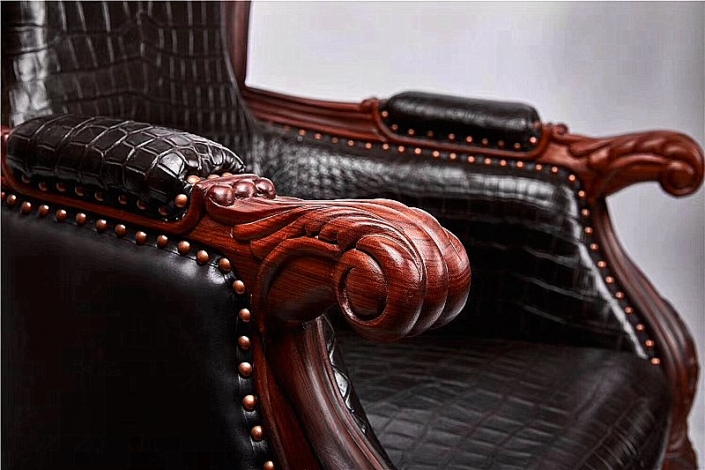 Crocodile and Alligator Leather Chairs