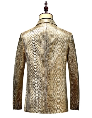Snakeskin Jackets Python Skin Coats for Men