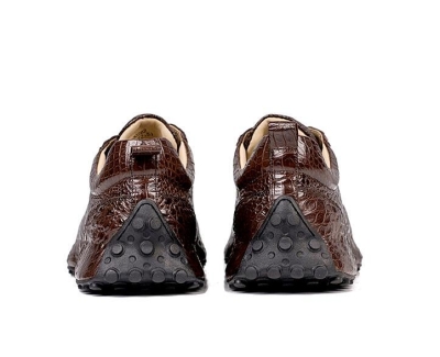 Vintage Alligator Sneakers, Alligator Chunky Sneakers for Men