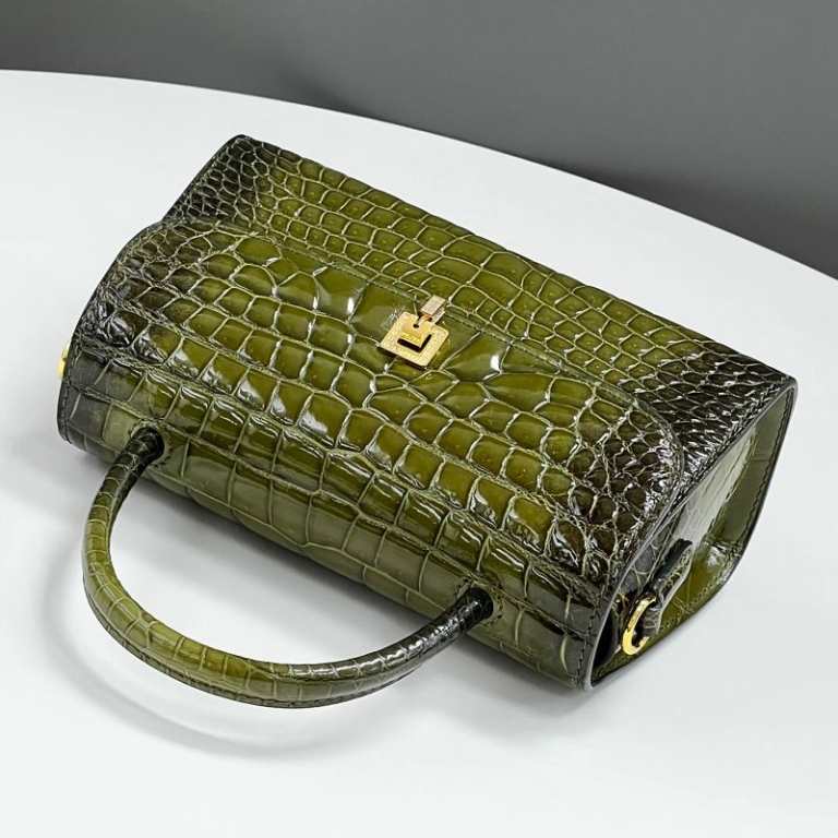 Alligator Leather Purse Mini Alligator Shoulder Bag