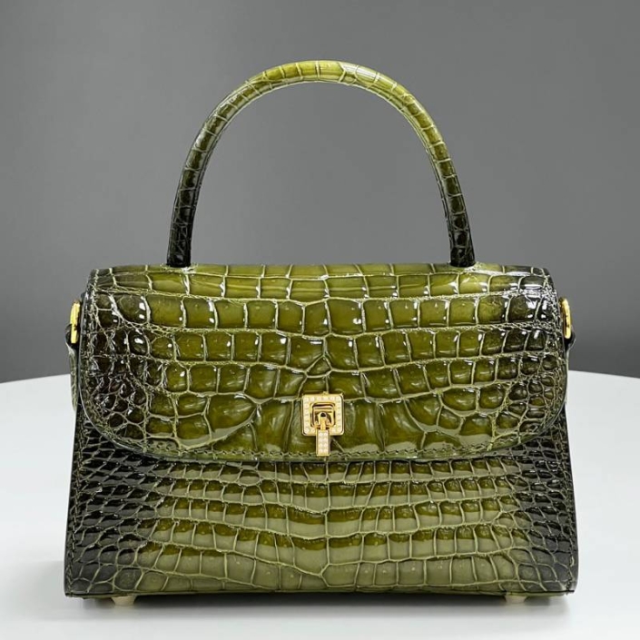 Alligator Leather Purse Mini Alligator Shoulder Bag