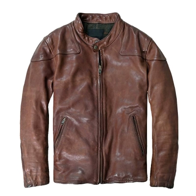 How to Wear A Brown Leather Jacket