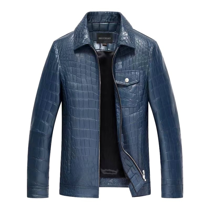 Exotic Alligator Skin Jacket for Men | Luxury Jacket