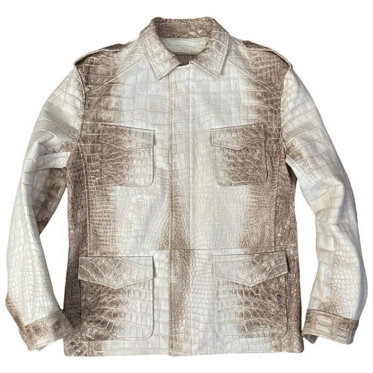 Snakeskin Jackets Python Skin Coats for Men