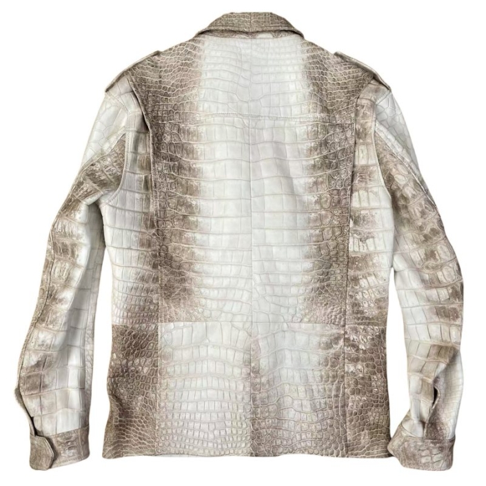 Snakeskin Jackets Python Skin Coats for Men